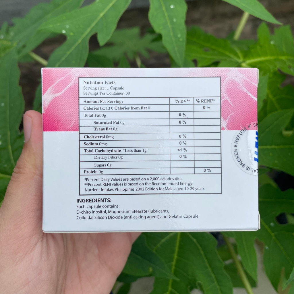 CARSITOL D-chiro-Inositol 500 mg Food Supplement Capsule (30 capsules ...