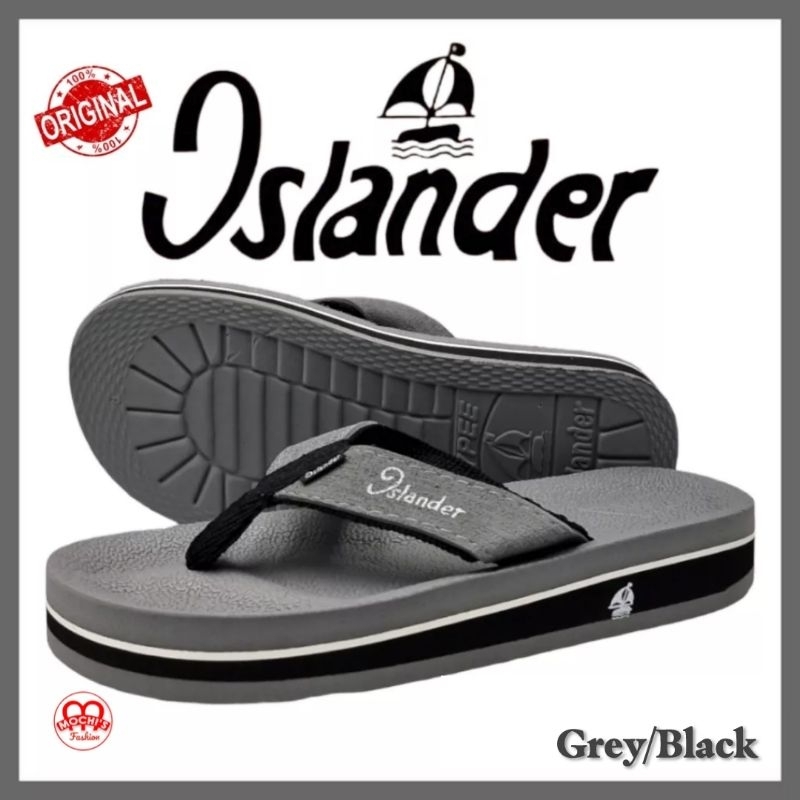 Islander Classic Men's 'Grey' Original Round Toe Non-Slip soles ...