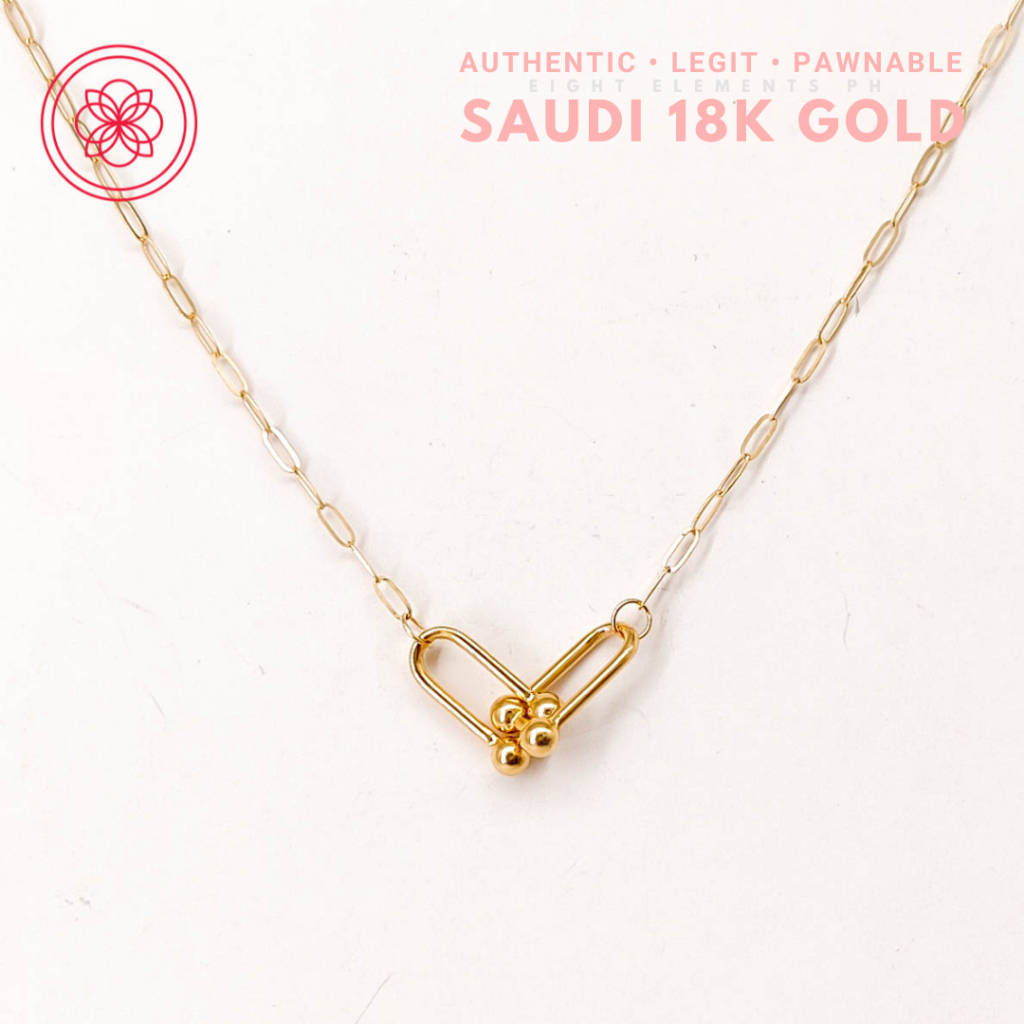COD PAWNABLE 18k Legit Original Pure Saudi Gold Designer Link Charm ...