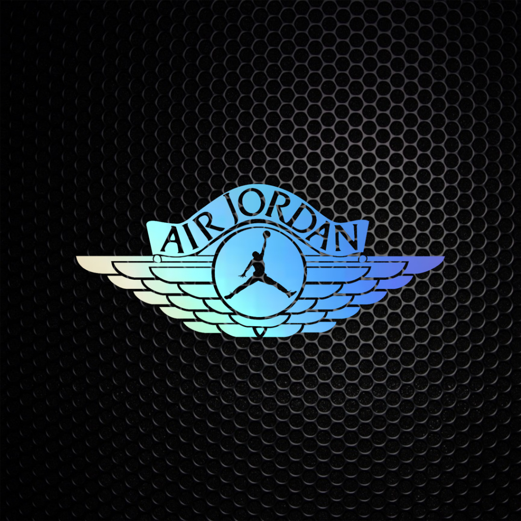 Air Jordan Logo WATERPROOF STICKER VINYL decal for phone, mug, motor ...