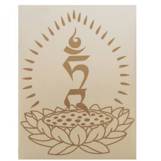 Fengshui Hum on Lotus Window Sticker | Shopee Philippines