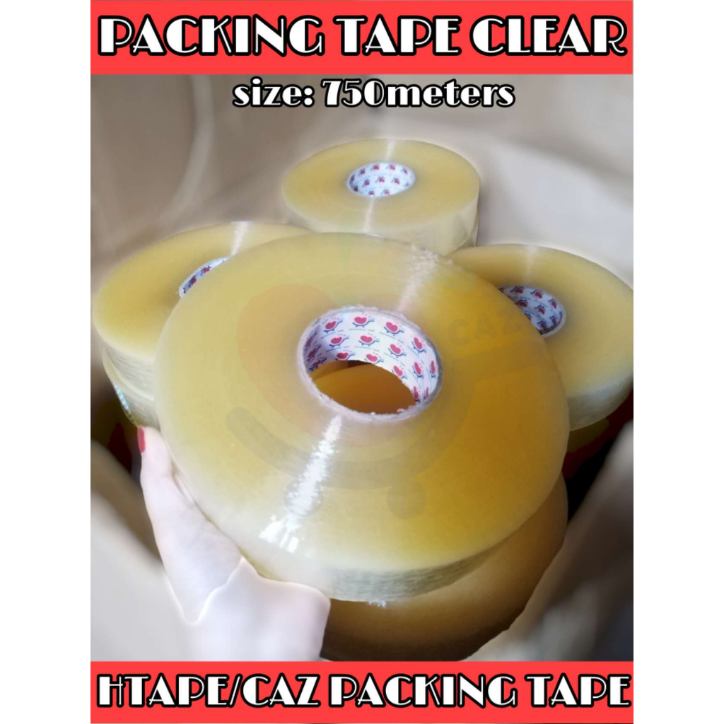 Packaging Tape Clear 750m . Strong Adhesive Big Roll Packing And ...