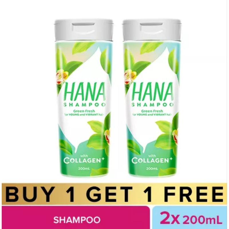 Hana Shampoo 200ml Collagen + (Buy 1, Take 1) | Shopee Philippines