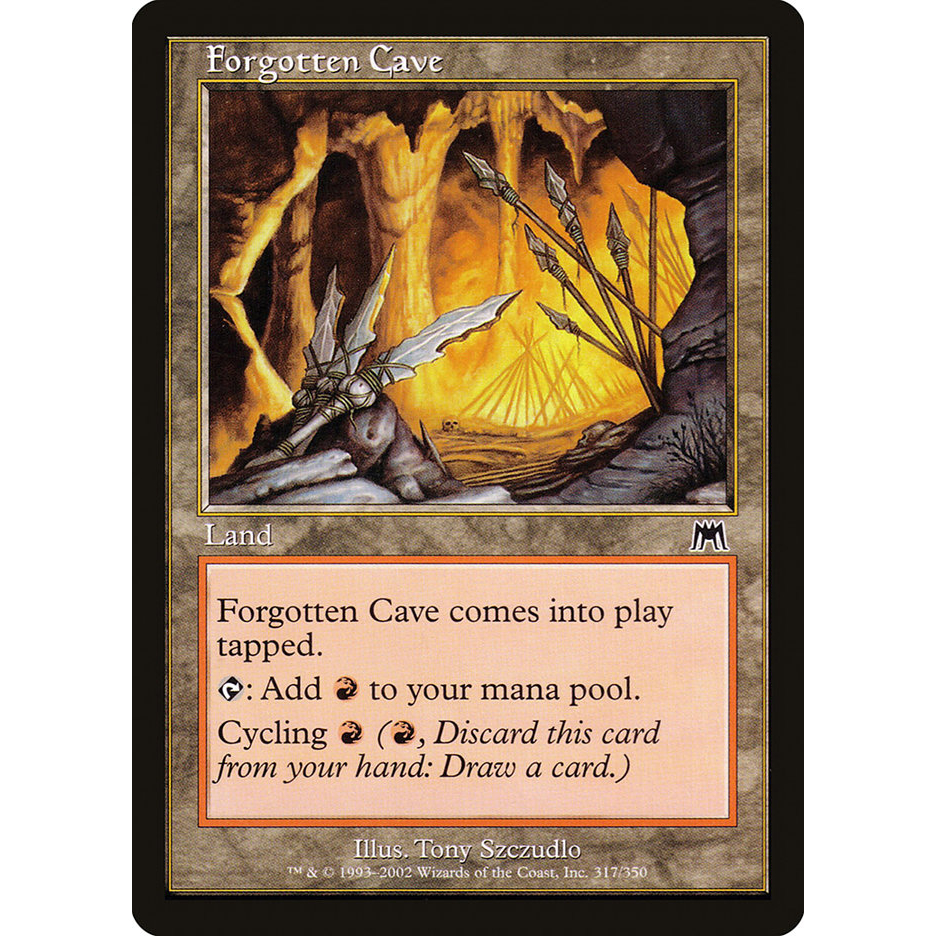 MTG Magic: The Gathering - Forgotten Cave | Shopee Philippines