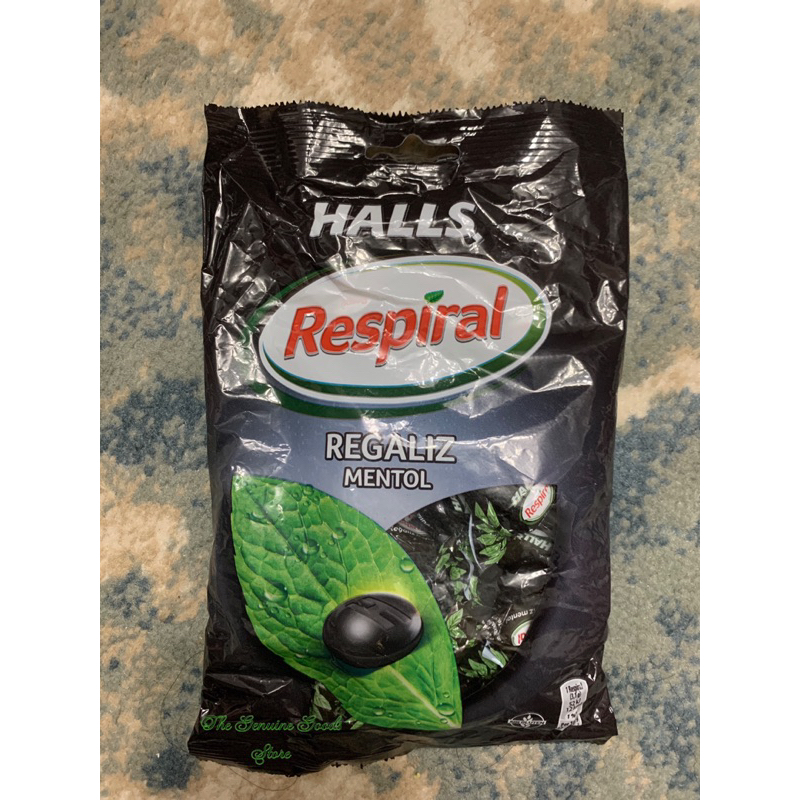 Halls Regaliz Mentol/ Halls menthol candy with Licorice/ Product of ...