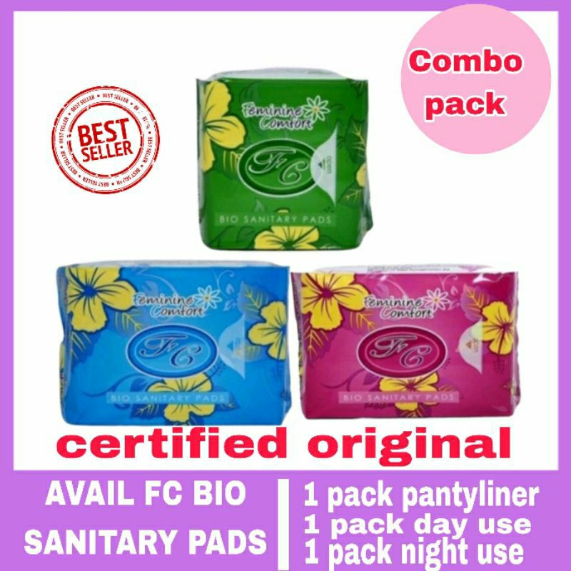 AVAIL FC SANITARY PADS | Shopee Philippines