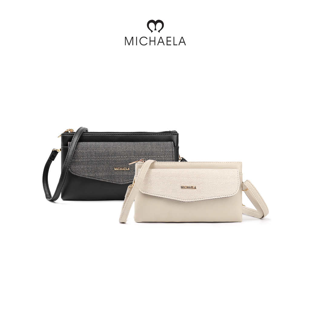 MICHAELA Chic Crossbody Clutch Bag for Women Work Travel Versatile Leather Sling Bag MHB19019 2Q ...