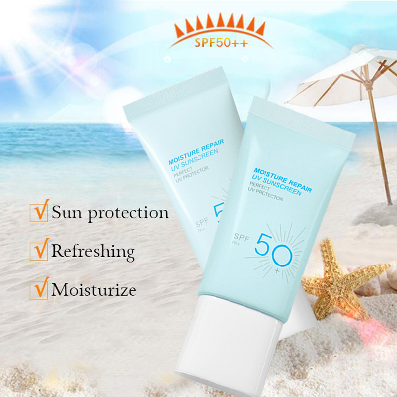 SPF50+ Sunscreen Sunblock Whitening Cream Waterproof Long Lasting Face ...