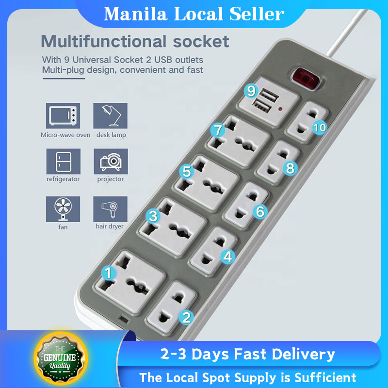 MultiFunction Socket Plug Universal Socket Power Strip With Switch With ...