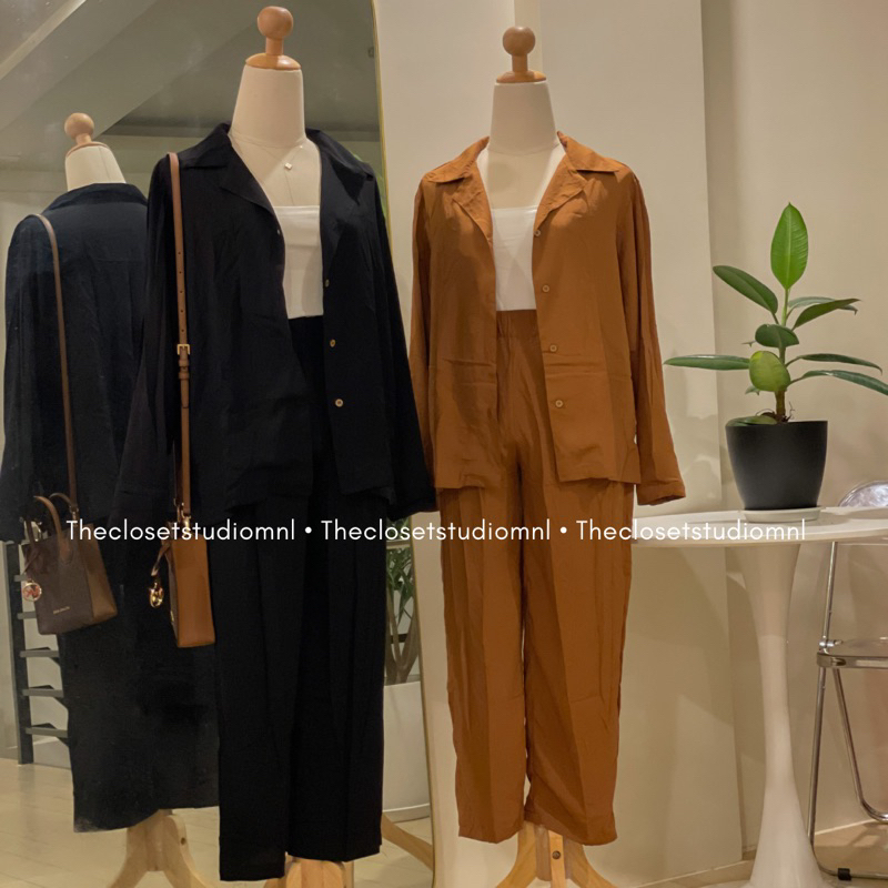 ELLIAS COORDINATES — Long Sleeves + Gartered with Pocket Pants | Shopee ...