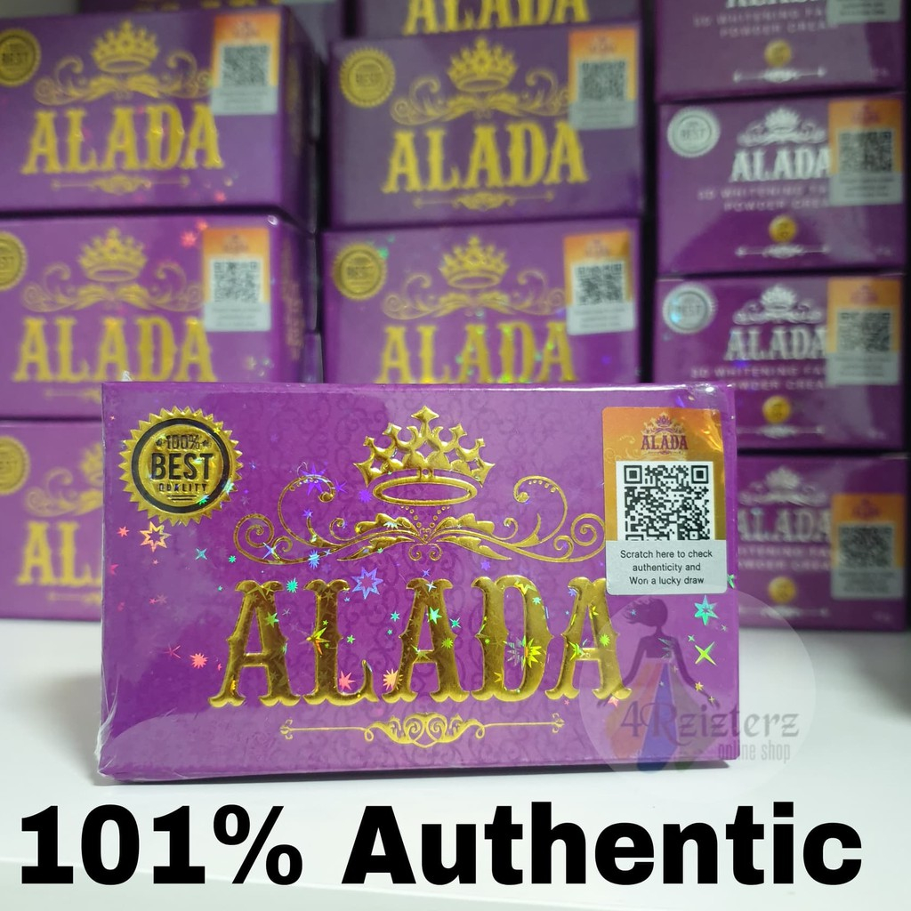 Authentic ALADA Whitening Soap from Thailand - with QR code 160g ...