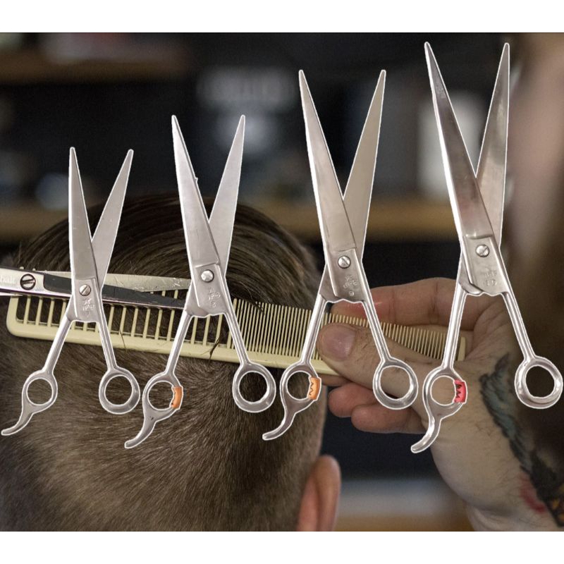 Gunting, Barber's Scissors, Pure Asero Made from Tabaco City | Shopee ...