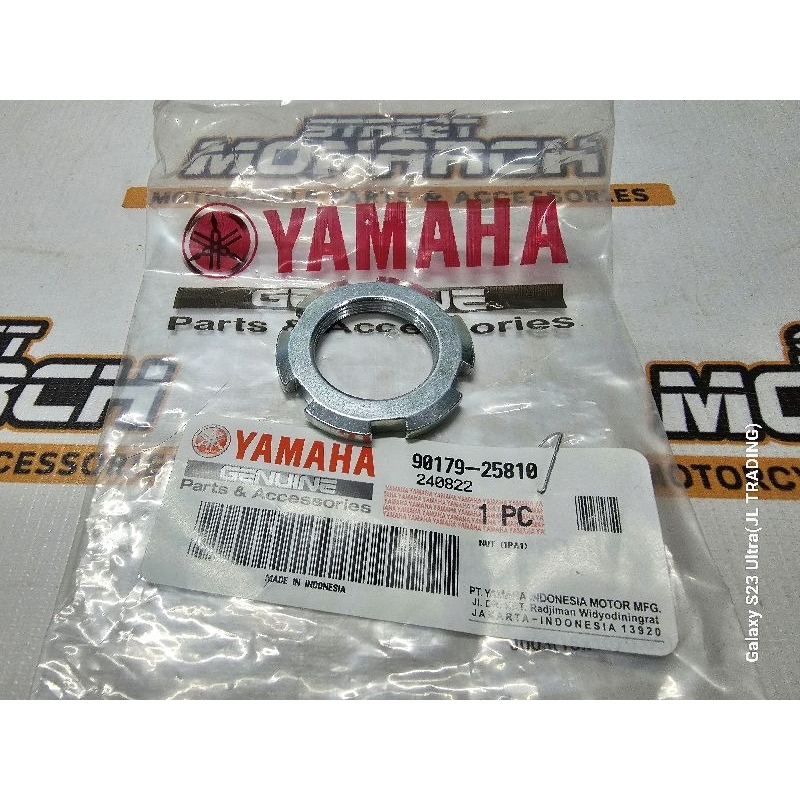 GENUINE STEERING NUT / TPOST NUT LOCK (90179 25810)FOR YAMAHA NMAX 155 ...