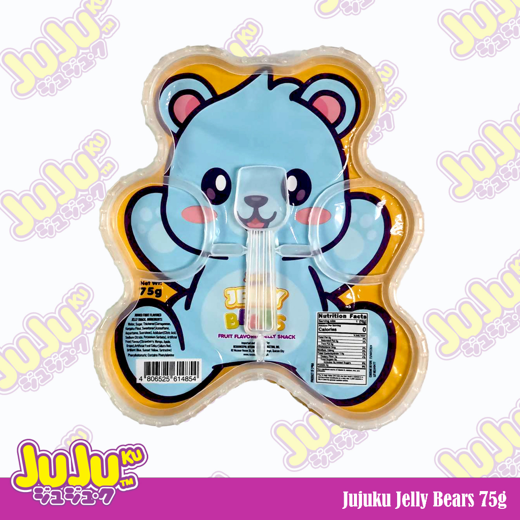 Jujuku Jelly Bears 75g(fruit flavored jelly snack) | Shopee Philippines