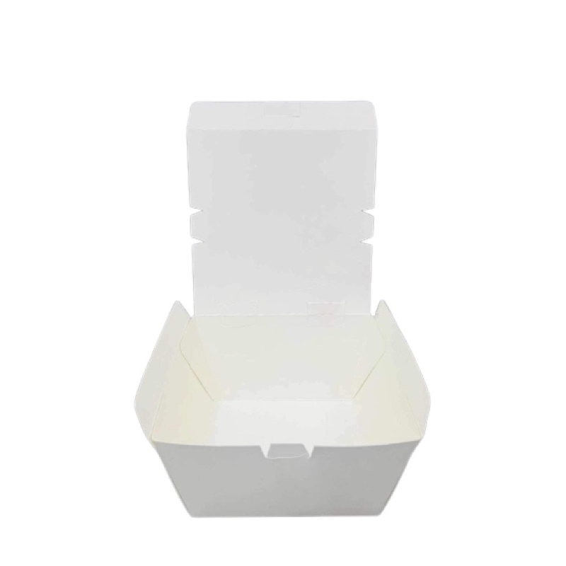 [50 pcs] White Dimsum Dimsum Rice Takoyaki Disposable Paper Box ...