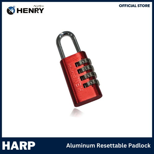PADLOCK ALUMINUM RESETTABLE - HARP 20mm, 30mm, 40mm) (HENRY) | Shopee ...