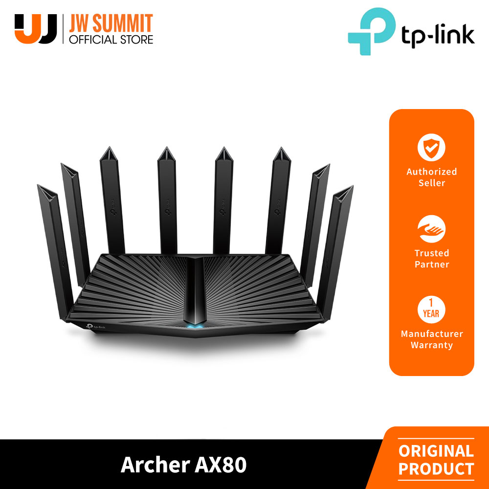 TP-Link Archer AX80 AX6000 8-Stream Wi-Fi 6 Router with 2.5G Port | Shopee Philippines