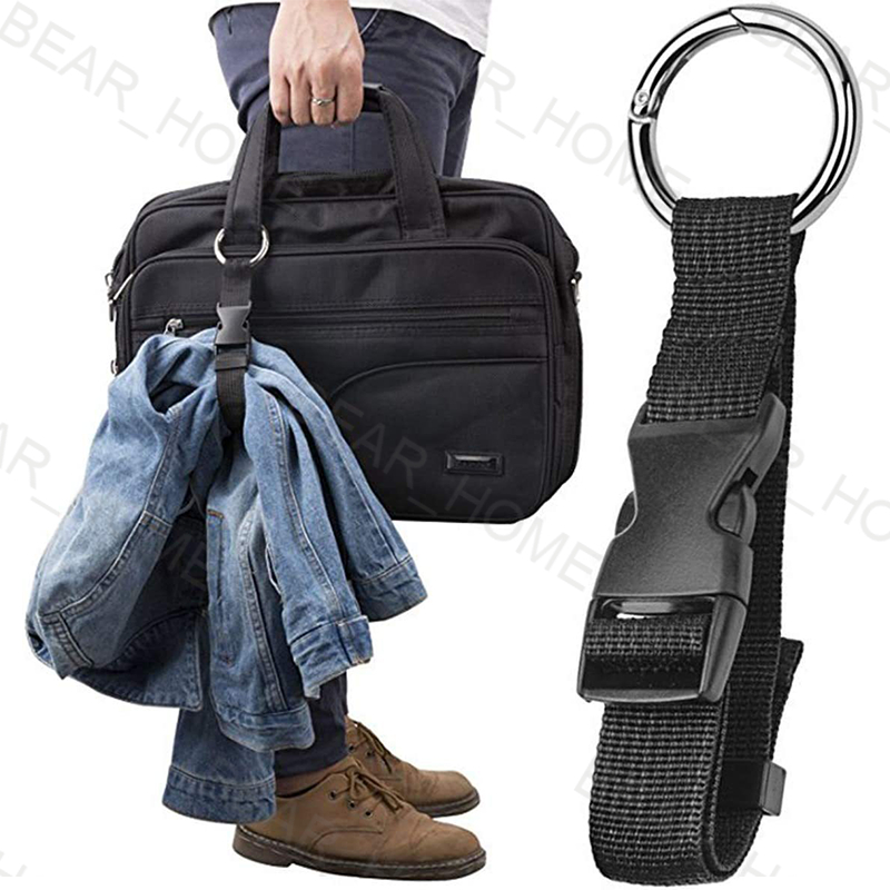 Anti-theft Luggage Strap Handbag Clip Use to Carry-On Suitcase Hanger ...