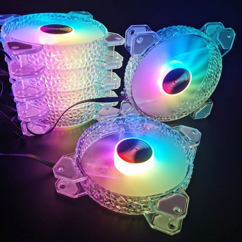 New COOLMOON High Quality RGB FAN 12CM 6PIN INTERFACE QUITE COOLING ...