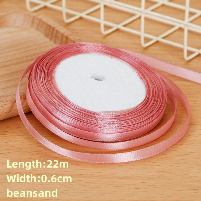 25Yards/Roll 6mm ribbon, satin ribbon, decorative ribbon, gift ...