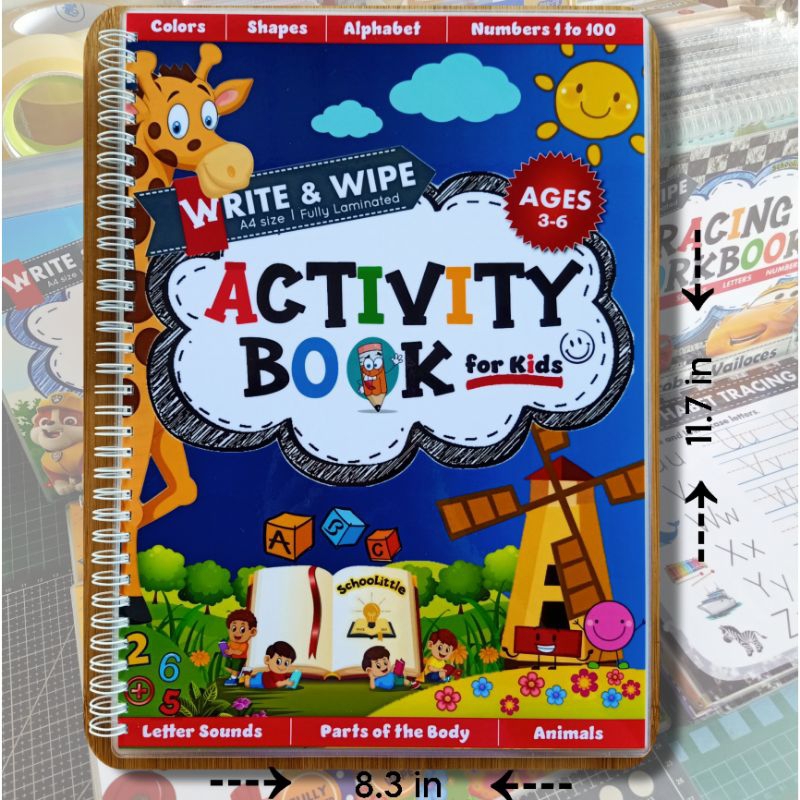 Laminated Educational Chart with Activities | Notebook Style | Write ...