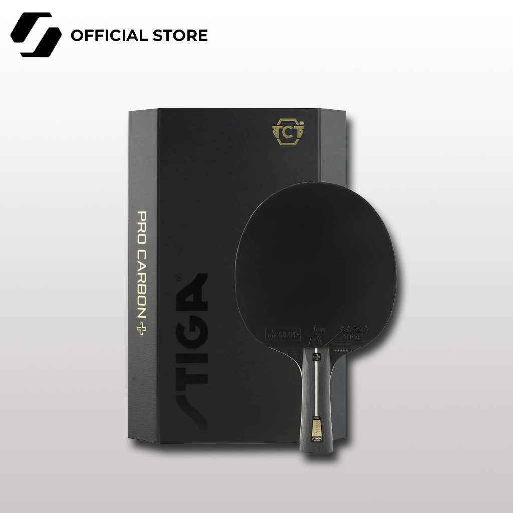 Stiga Pro Carbon + 5 Star Table Tennis Paddle Hobby Bat | Shopee ...