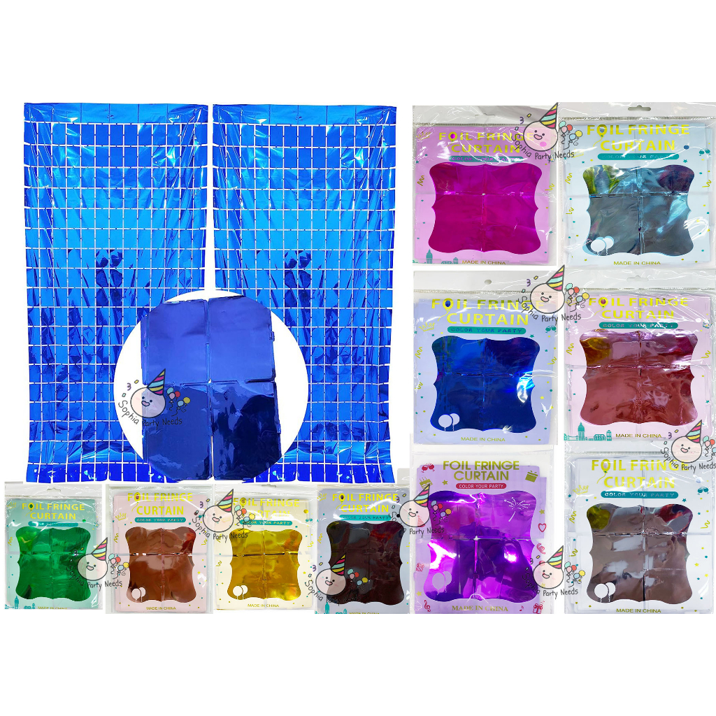 Square Foil Curtain for Backdrop and Photo Booth | Shopee Philippines
