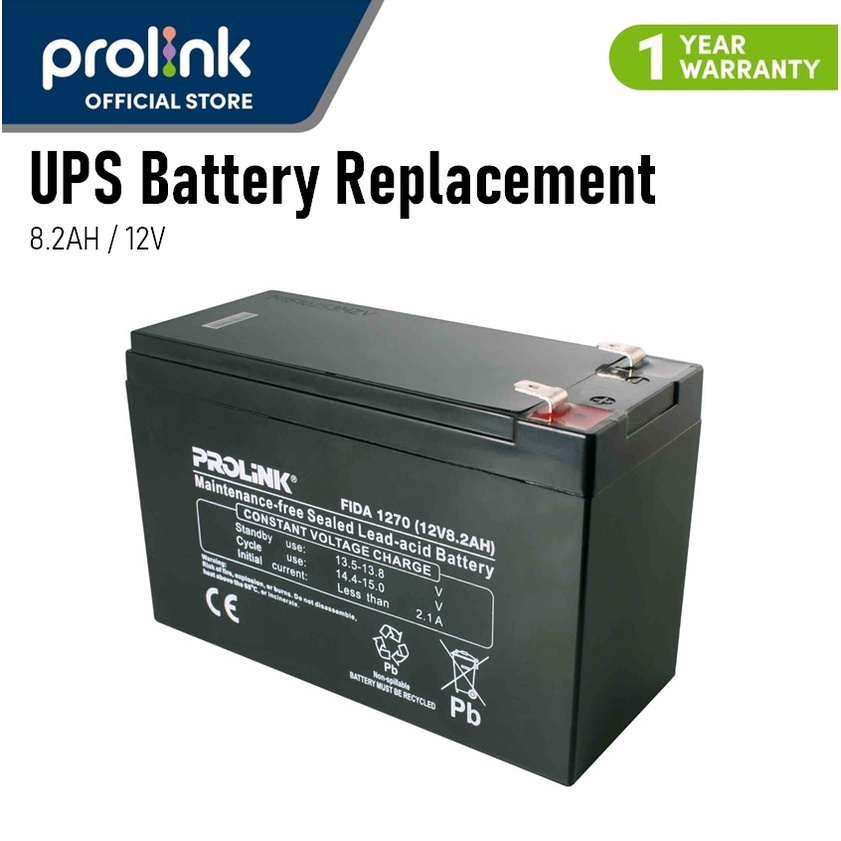 PROLiNK UPS Maintenance Battery | Shopee Philippines