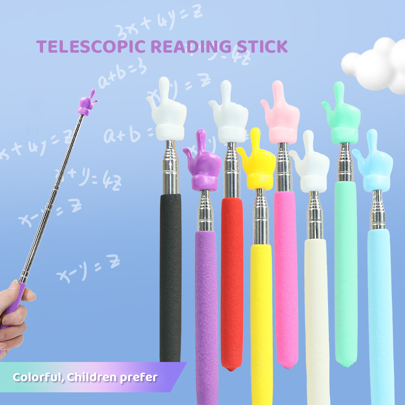 Home children's finger telescopic finger reading teaching pointer ...