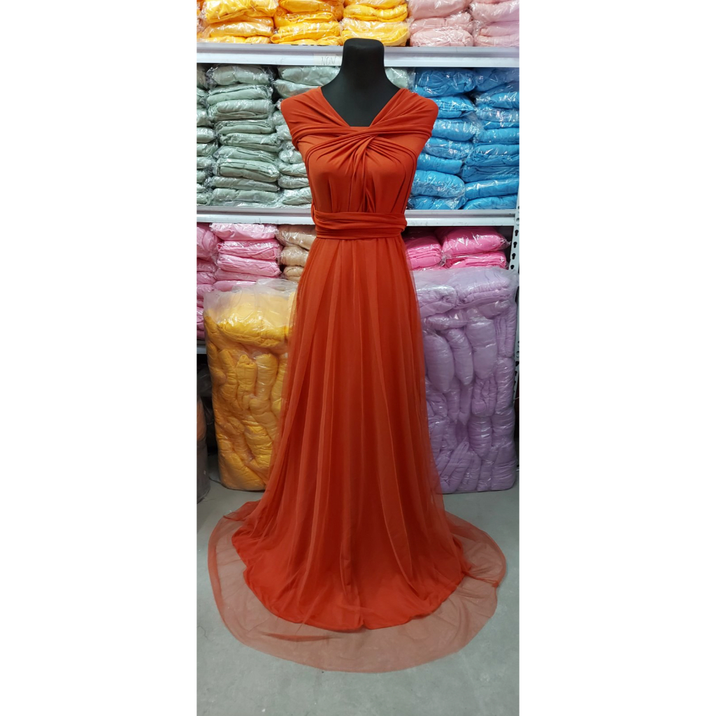 WE SHIP ASAP! INFINITY DRESS WITH TULLE/MESH Small to Large | Doncher12 ...