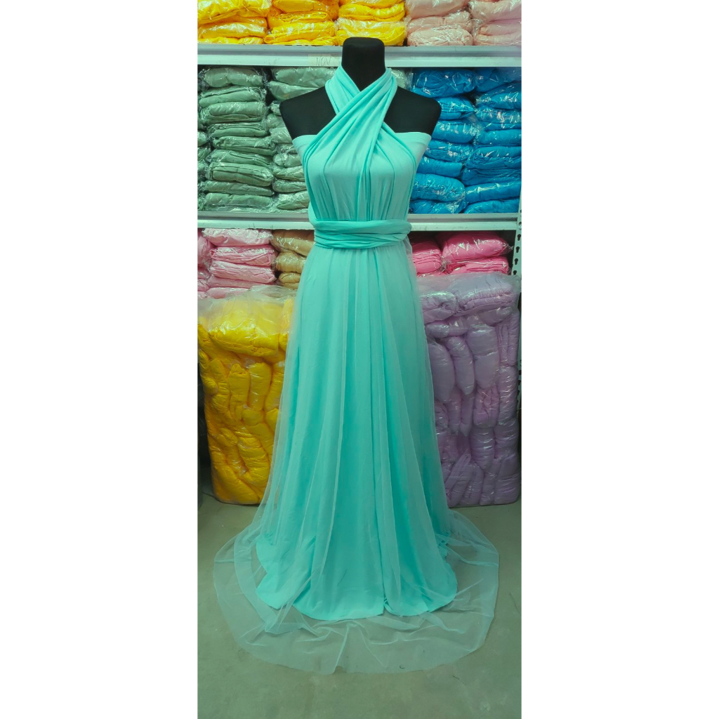 WE SHIP ASAP! INFINITY DRESS WITH TULLE/MESH Small to Large | Doncher12 ...