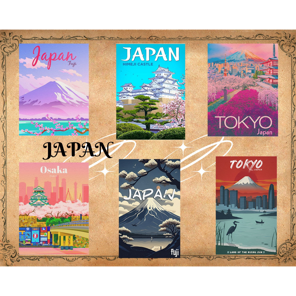 Japan, Osaka, Tokyo Rubber Ref magnet Designs-Sold per piece | Shopee ...