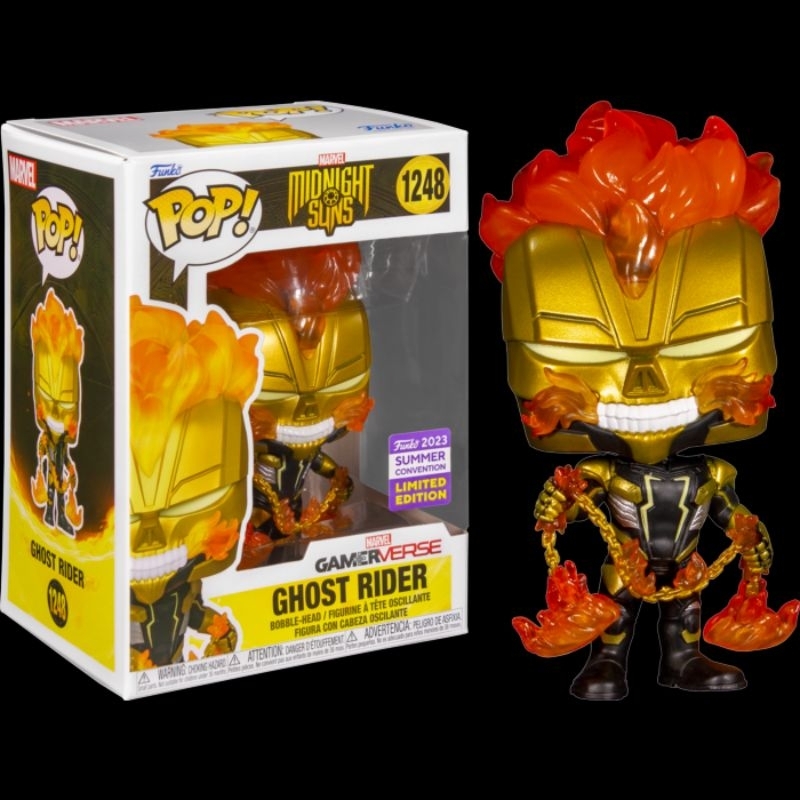 Funko Pop! Marvel : Midnight Suns - Ghost Rider (2023 Summer Convention Exclusive) | Shopee ...