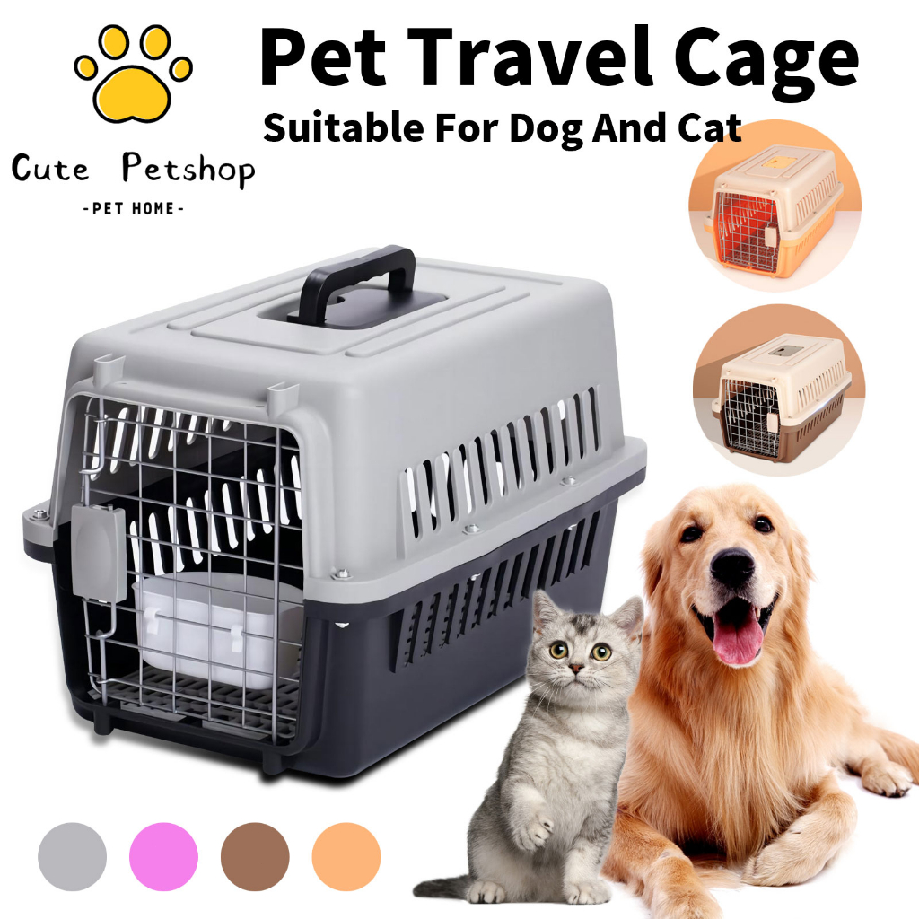 Pet Carrier Travel Cage Cat Cage Dog Carrier Cat Carrier Crates Airline ...