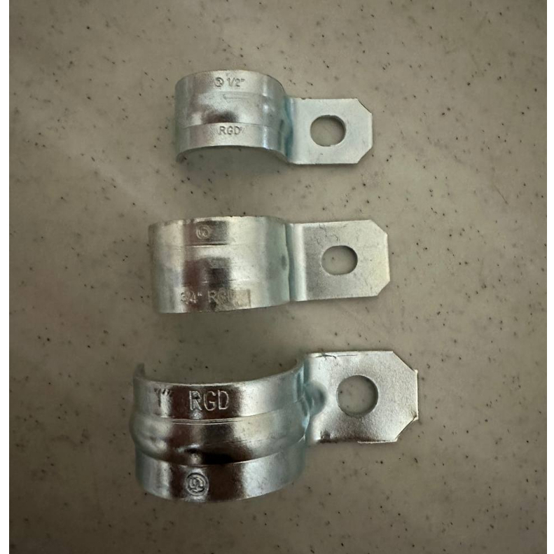 CONDUIT C CLAMP 1/2"-1" ONE HOLE METAL EMT/IMC/RSC (McGill/HF) 10PCS ...