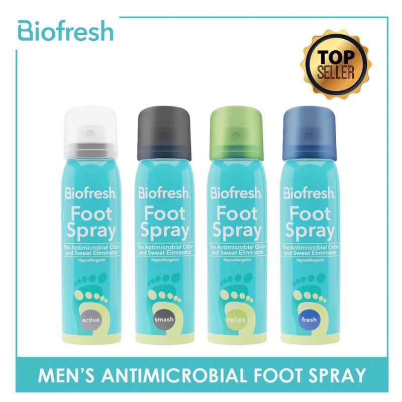 Biofresh BMFSS01 Men's Antimicrobial Foot Spray 1 piece | Shopee Philippines