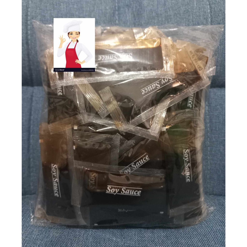 100% Soy Sauce sachet Toyo (8 grams X 100 pieces) FAST DELIVERY ...