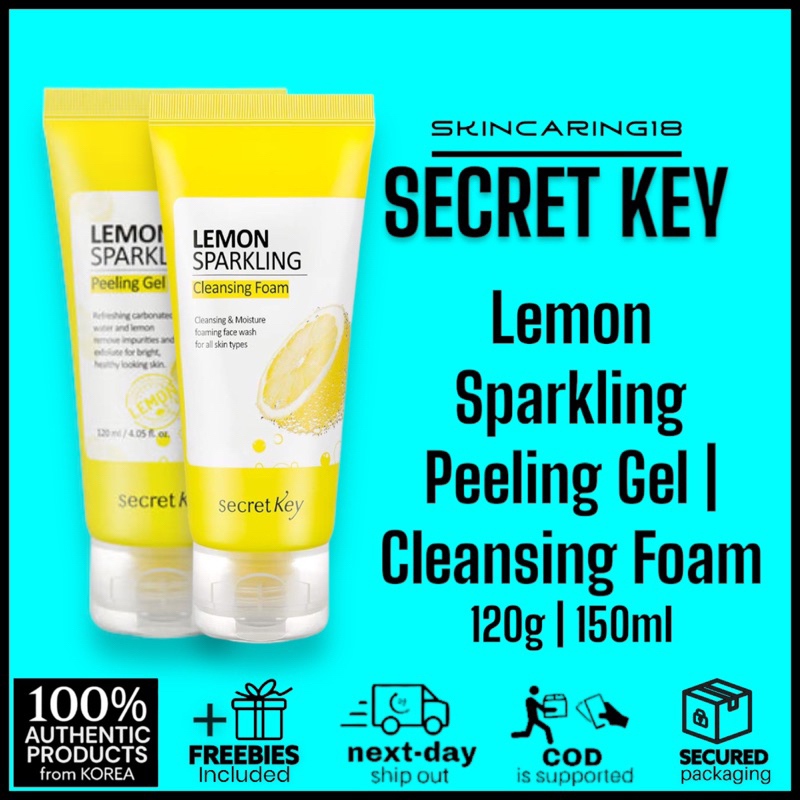 SECRET KEY Lemon Sparkling Cleansing Foam | Peeling Gel - 120g by ...