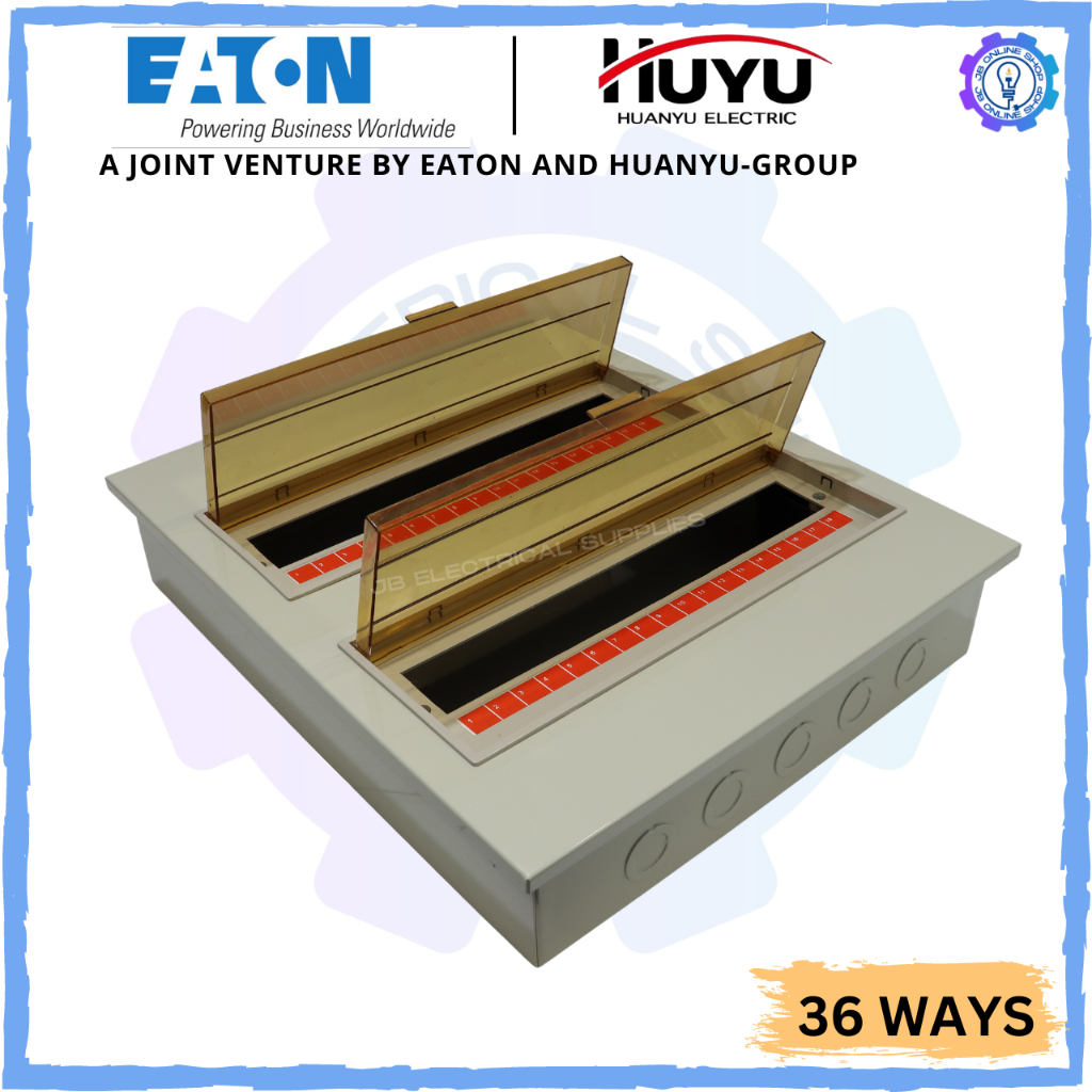 Huyu 36 Ways Distribution Box Flush Mounted Enclosure Only | Shopee ...