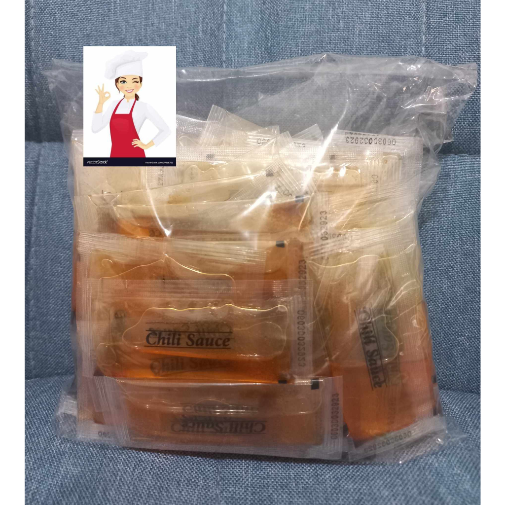 100% Chili Oil Sauce sachet (0.3 grams X 100 pieces) FAST DELIVERY ...