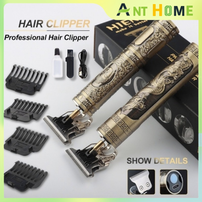 Electric Hair Clipper Hair Trimmer USB Rechargeable Razor Hair Cut ...