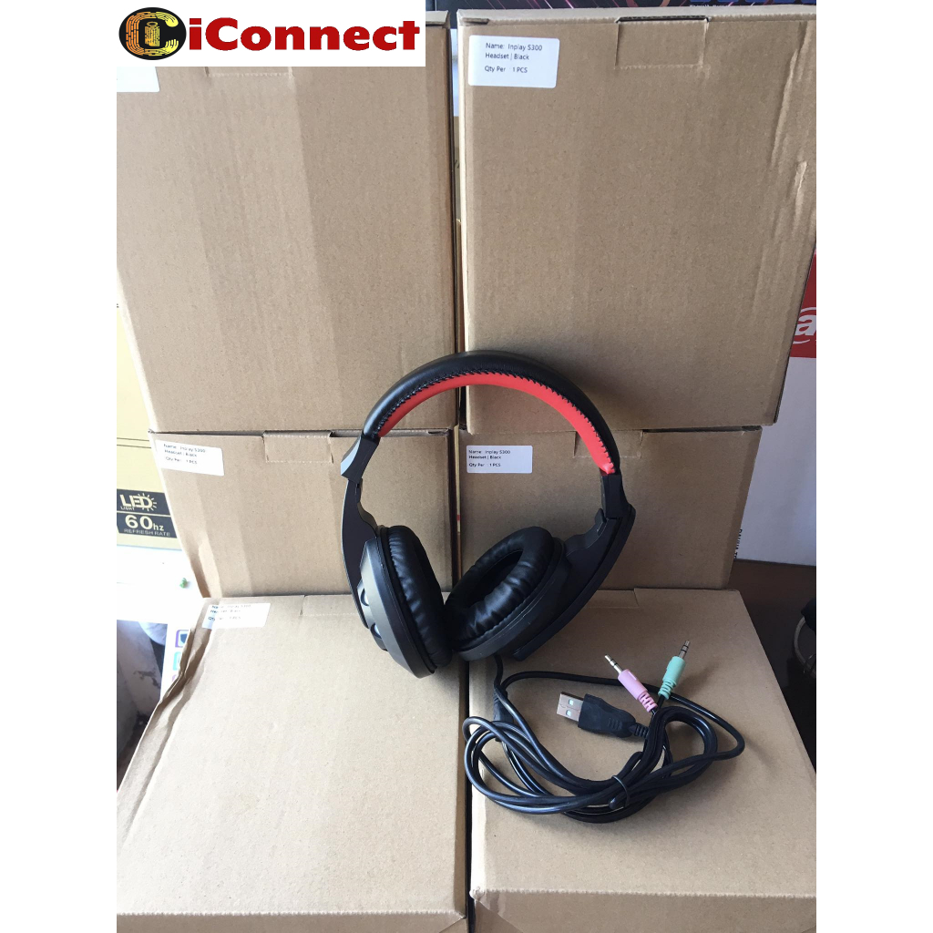 S300 INPLAY GAMING RGB LIGHT NOISE CANCELLING HEADSET | Shopee Philippines