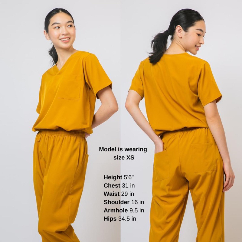 HTP Basics - 5 Pocket Unifit Scrub Suit (Unisex) | Shopee Philippines