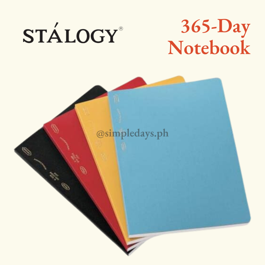 [On Hand] Nitoms STALOGY 365 Days Grid / Dot / Plain Blank Notebook A6 ...