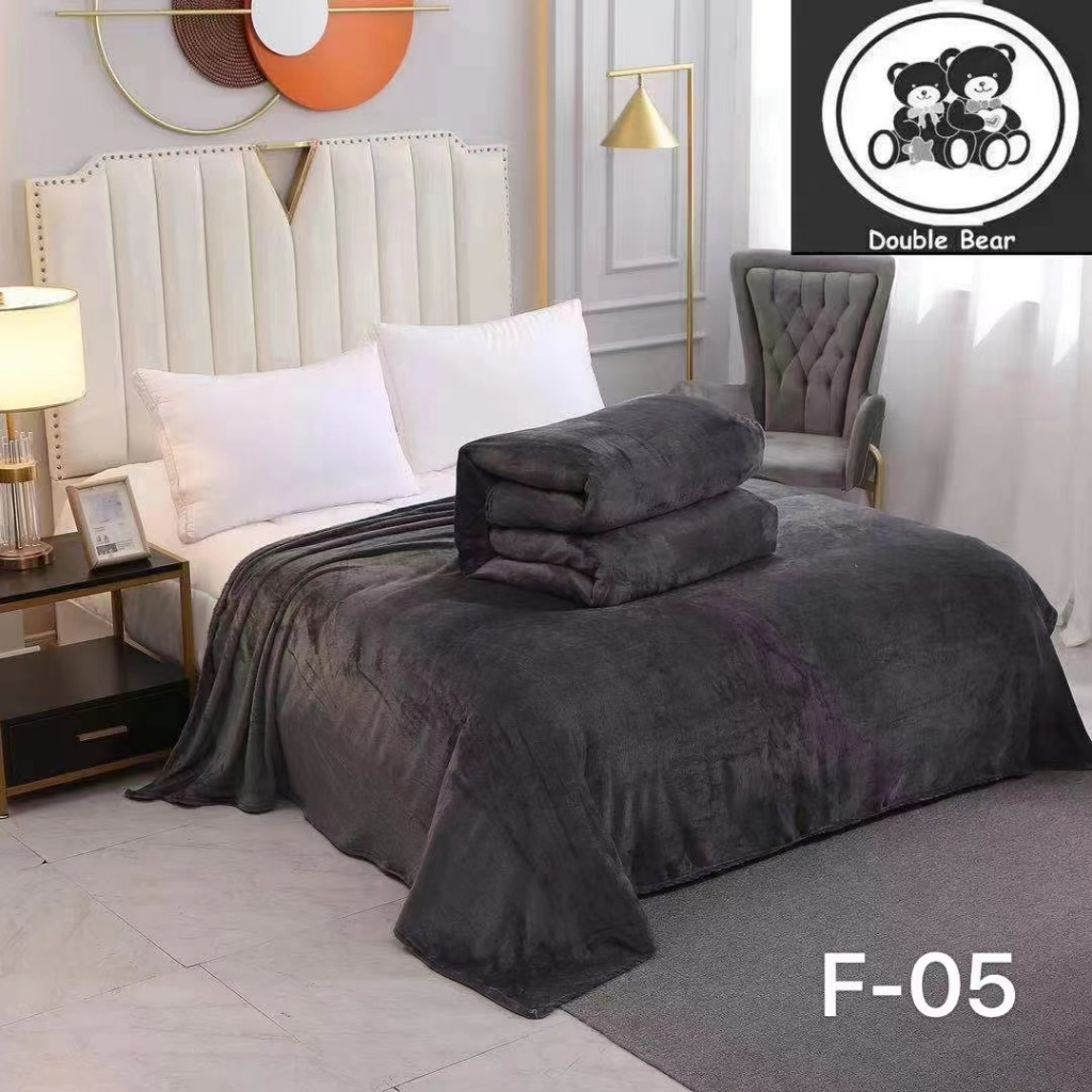 Plain Blanket Super Soft Perfect For Warm Solid Color Microfiber Plush