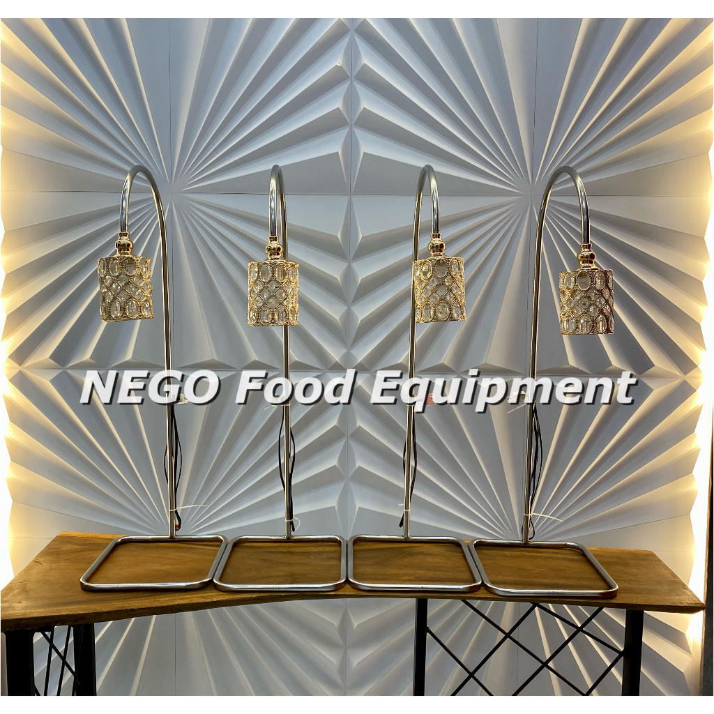 Crystal Design Catering Buffet Lamp Buffet Light Food Lamp 4 Pieces ...