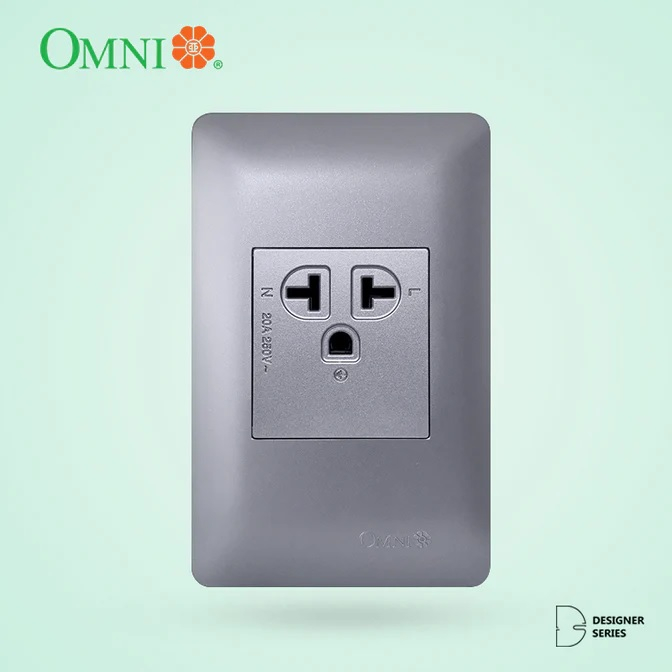 OMNI Aircon Tandem Outlet 20A Designer Series DP1-WA401 | Shopee ...