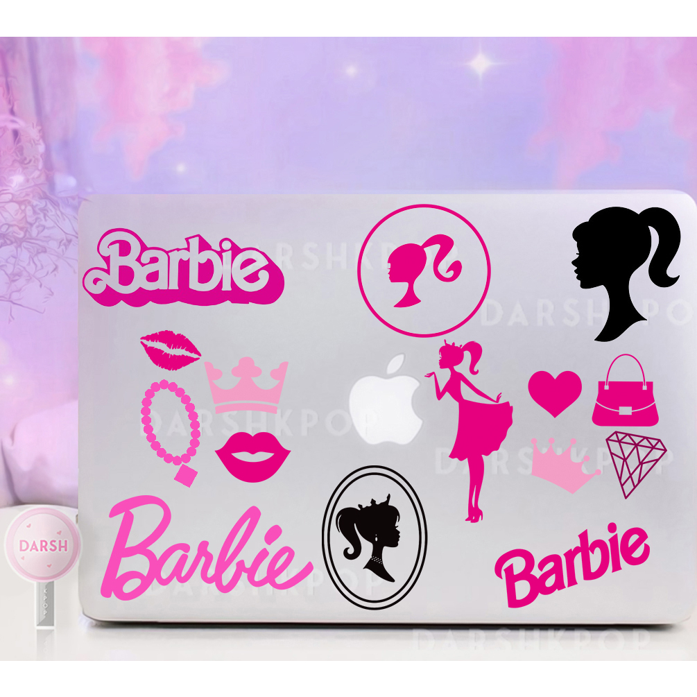 Barbie Waterproof Decals for Tumbler, laptop, phone Stickers | Shopee ...