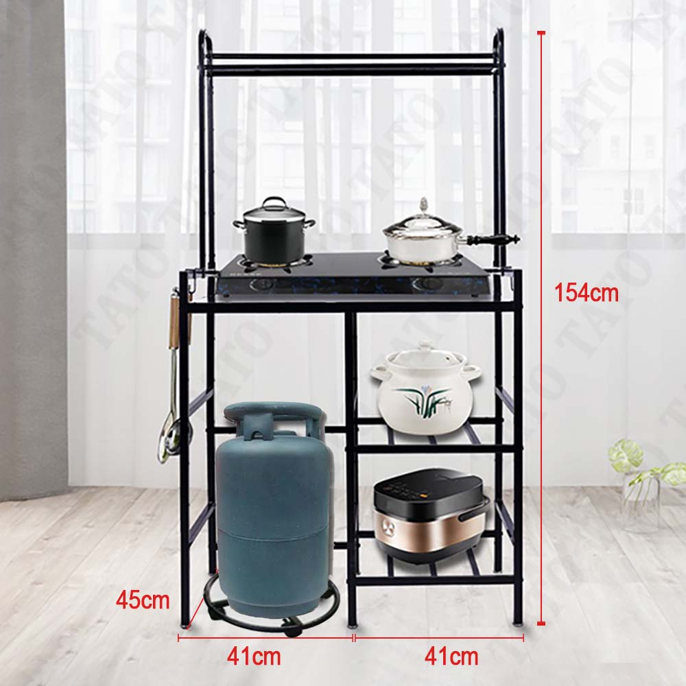 Gas Stove Stand Rack Kitchen Heavy Duty Gas Tank Holder Kitchen ...