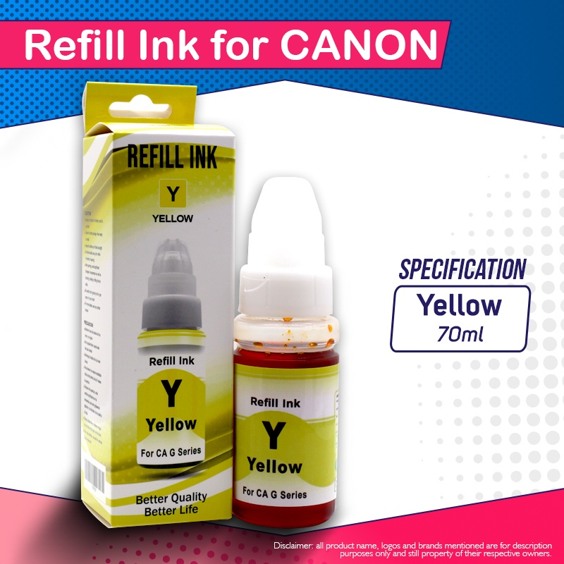 CANON G-Series Printer Refill Ink for G1800 G2800 G3800G G1810 Ink ...